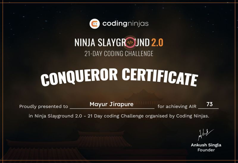 #dsa #coding #problemsolving #ninjaslayground #codingninjas | Mayur ... #dsa #coding #problemsolving #ninjaslayground #codingninjas | Mayur ...