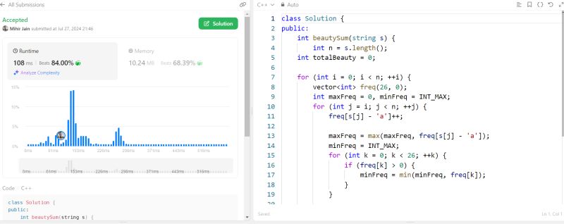 Excited to share my latest achievement: solving the LeetCode problem ... Excited to share my latest achievement: solving the LeetCode problem ...