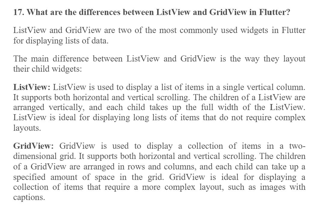 Ritik Yadav on LinkedIn: #flutterdev #listview #gridview #uiwidgets Ritik Yadav on LinkedIn: #flutterdev #listview #gridview #uiwidgets