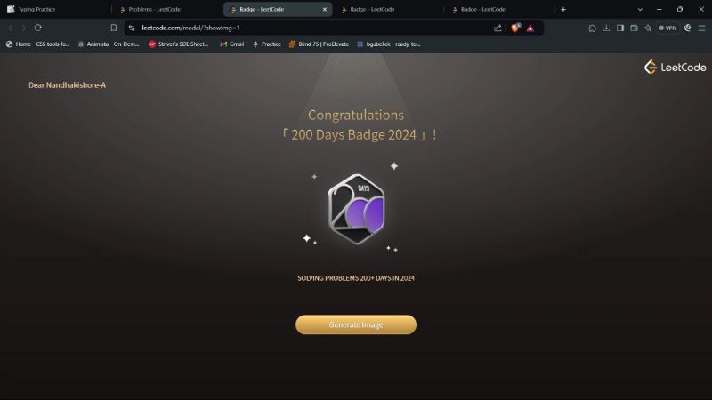 Nandha Kishore on LinkedIn: #leetcode #200daysofcode #codingmilestone # ... Nandha Kishore on LinkedIn: #leetcode #200daysofcode #codingmilestone # ...