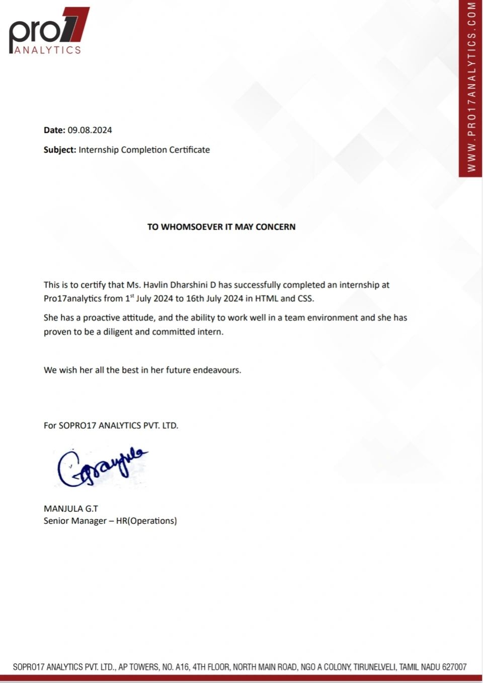 Havlin Dharshini on LinkedIn: #html #css #internship #coding # ... Havlin Dharshini on LinkedIn: #html #css #internship #coding # ...