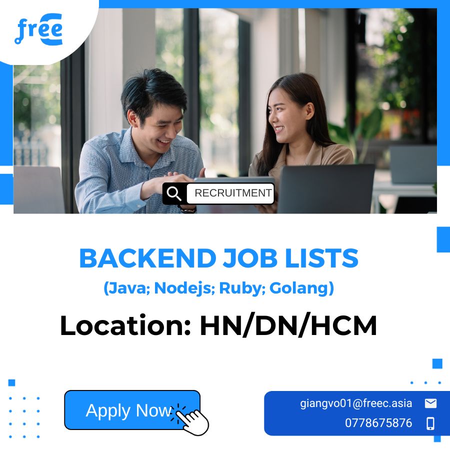 Giang Vo on LinkedIn: #hiring #backend #java #nodejs #ruby #golang Giang Vo on LinkedIn: #hiring #backend #java #nodejs #ruby #golang