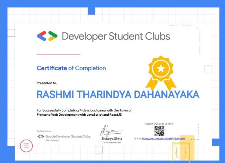 I’m happy to share that I’ve obtained a new certification: Frontend web ... I’m happy to share that I’ve obtained a new certification: Frontend web ...