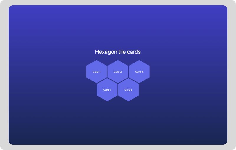 Vijay Manoharan on LinkedIn: #webdevelopment #tailwindcss #hexagoncards ... Vijay Manoharan on LinkedIn: #webdevelopment #tailwindcss #hexagoncards ...