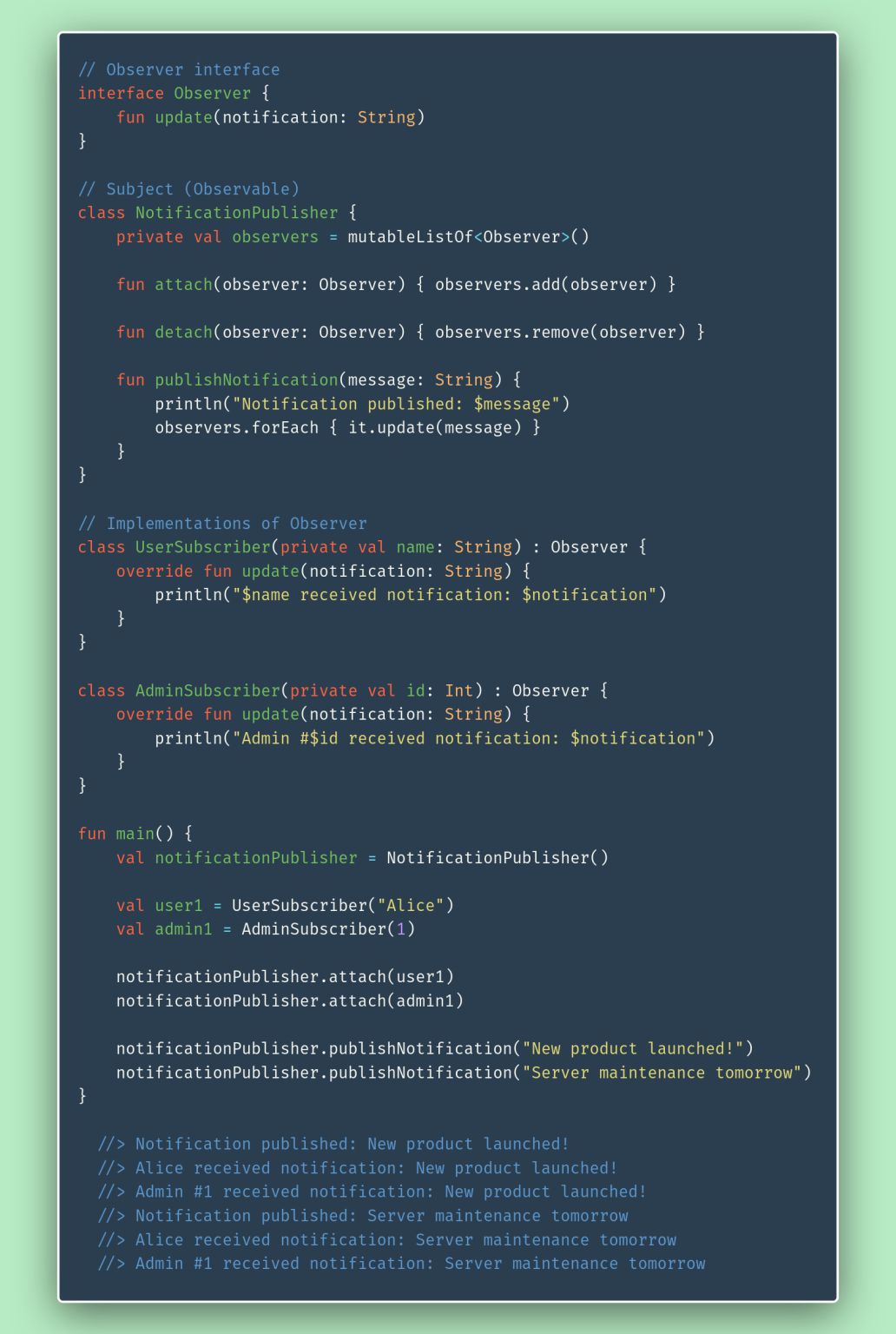 Kotlin Bits #11: Observer pattern for updates | Beka Modebadze posted ... Kotlin Bits #11: Observer pattern for updates | Beka Modebadze posted ...