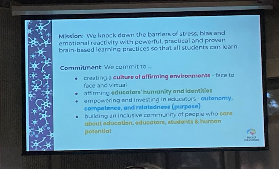 Another great day to engage with the neuroscience of learning at Neural ... Another great day to engage with the neuroscience of learning at Neural ...