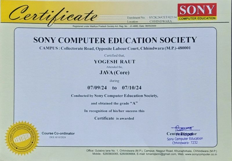 #java #corejava #learning #softwaredevelopment #careergrowth | Yogesh Raut #java #corejava #learning #softwaredevelopment #careergrowth | Yogesh Raut