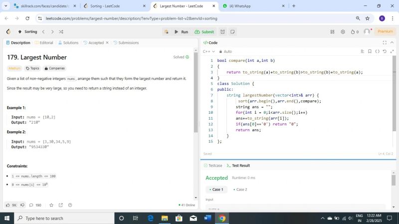 #dsa #100dayschallenge #leetcode #codingjourney | Bhuvaneshwari M #dsa #100dayschallenge #leetcode #codingjourney | Bhuvaneshwari M