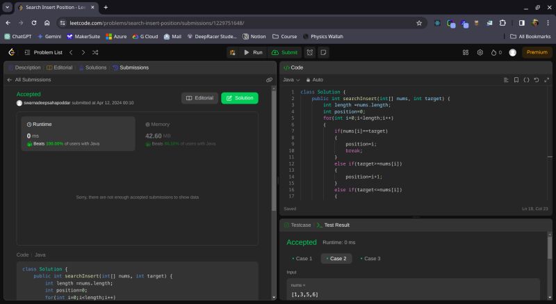 Excited to share Day 2 of Solving Problems on LeetCode! | Swarnadeep ... Excited to share Day 2 of Solving Problems on LeetCode! | Swarnadeep ...