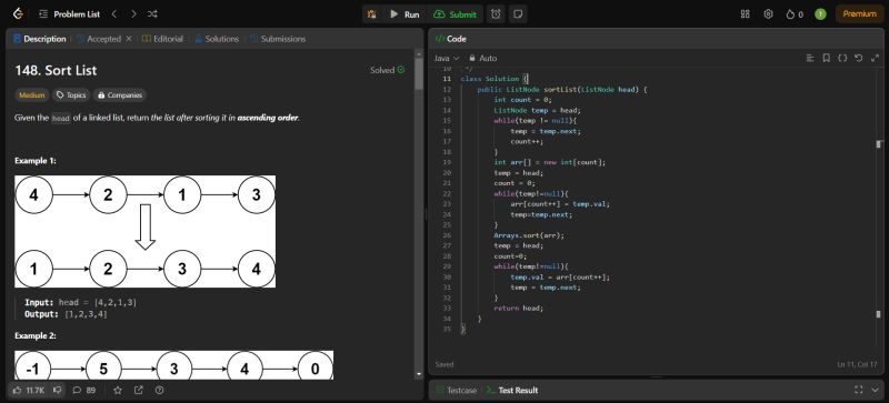 Tushar Talmale on LinkedIn: #leetcode #algorithms #linkedlists #coding ... Tushar Talmale on LinkedIn: #leetcode #algorithms #linkedlists #coding ...