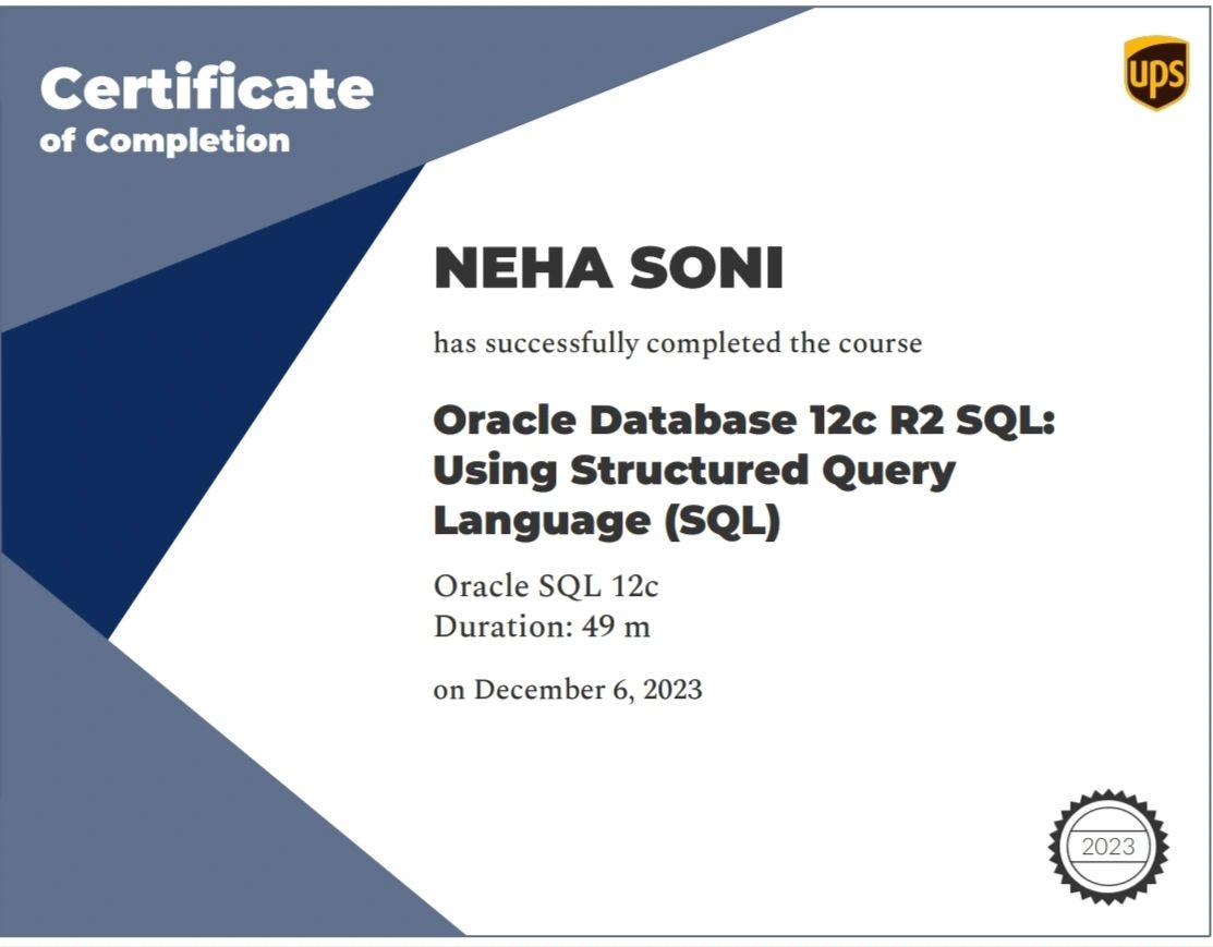 Neha Soni on LinkedIn: # Oracle Neha Soni on LinkedIn: # Oracle