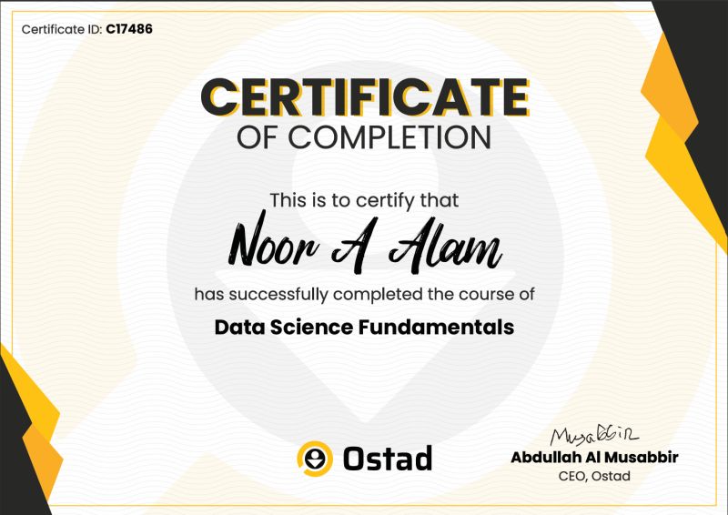Noor A Alam on LinkedIn: #datascience #python #numpy #pandas #ostad # ... Noor A Alam on LinkedIn: #datascience #python #numpy #pandas #ostad # ...