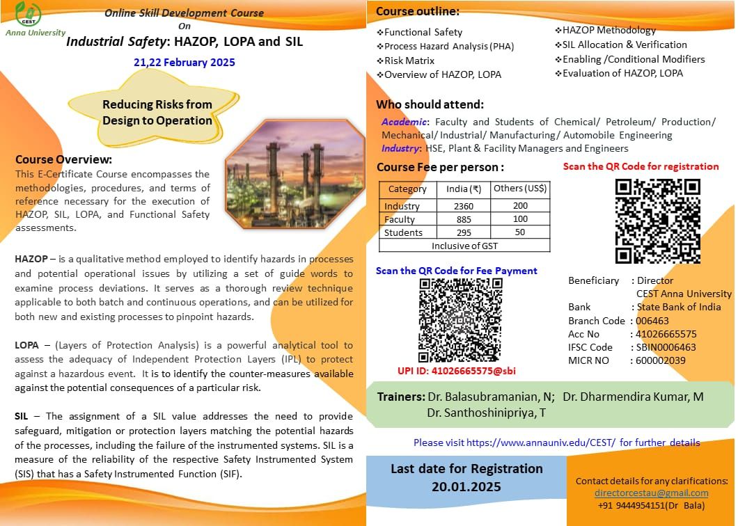 Bala subramanian on LinkedIn: HAZOP, LOPA & SIL Bala subramanian on LinkedIn: HAZOP, LOPA & SIL