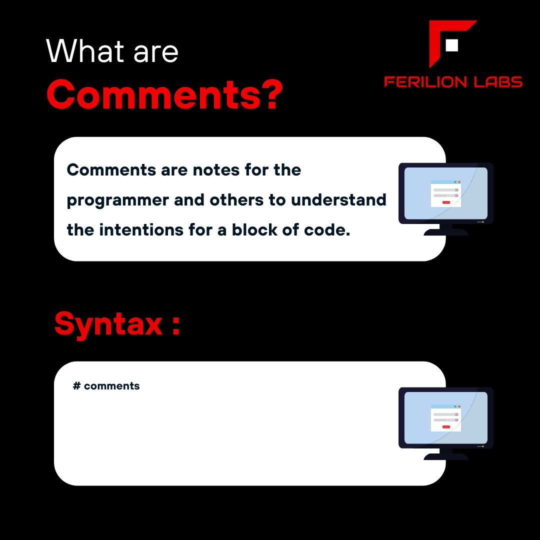 Ferilion Labs on LinkedIn: #python #pythonprogramming #coding #comments ... Ferilion Labs on LinkedIn: #python #pythonprogramming #coding #comments ...