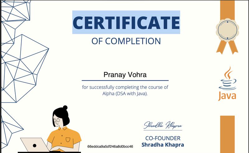 Pranay Vohra on LinkedIn: #java #dsa #problemsolving #codingjourney # ... Pranay Vohra on LinkedIn: #java #dsa #problemsolving #codingjourney # ...