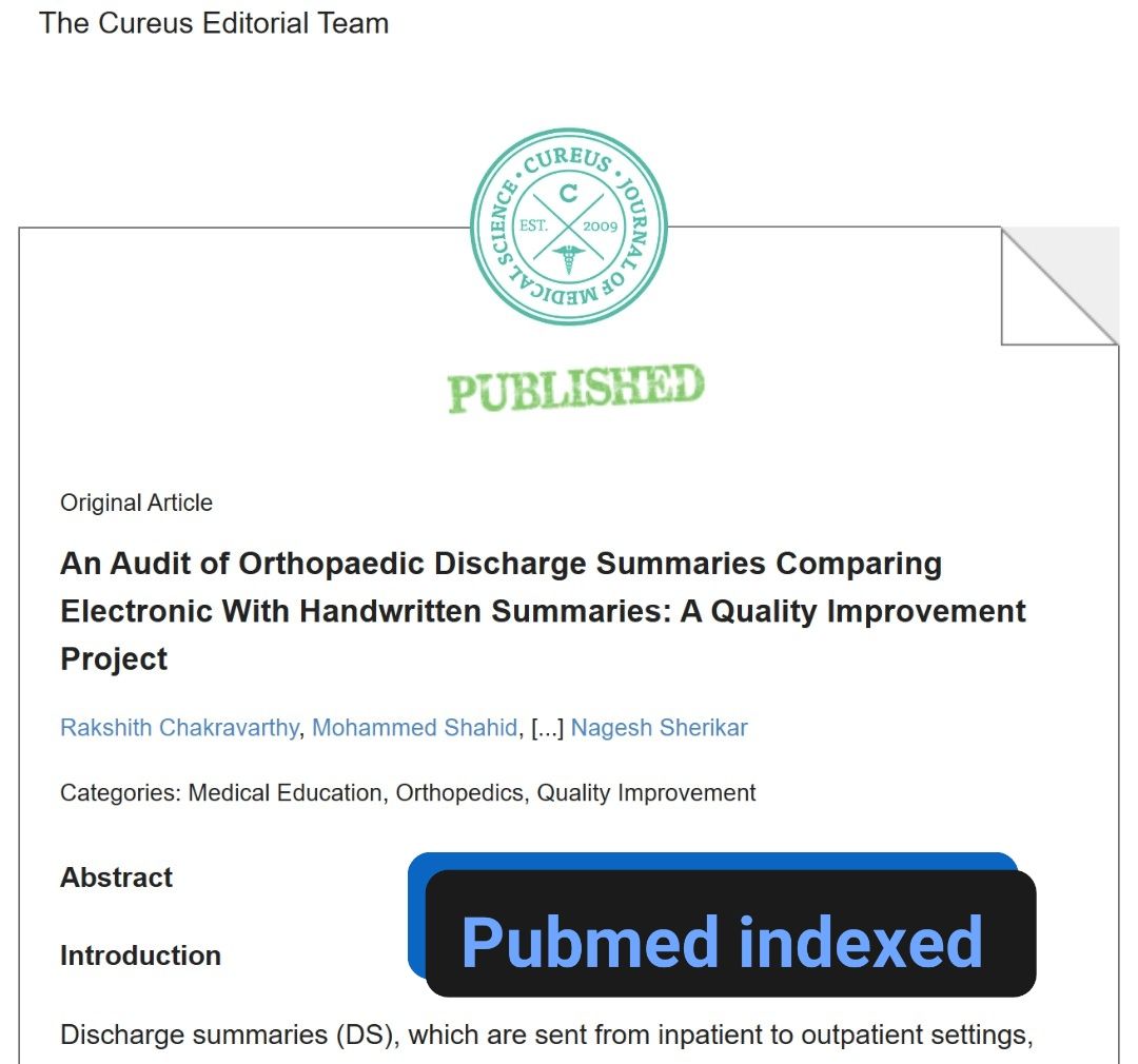 #pubmed #cureus | Dr Mohammed Shahid #pubmed #cureus | Dr Mohammed Shahid