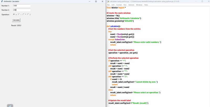SURAJ DWIVEDI on LinkedIn: CALCULATOR USING PYTHON SURAJ DWIVEDI on LinkedIn: CALCULATOR USING PYTHON
