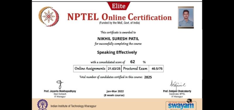 Nikhil Patil on LinkedIn: #effectivespeaking #nptel #iitkharagpur # ... Nikhil Patil on LinkedIn: #effectivespeaking #nptel #iitkharagpur # ...
