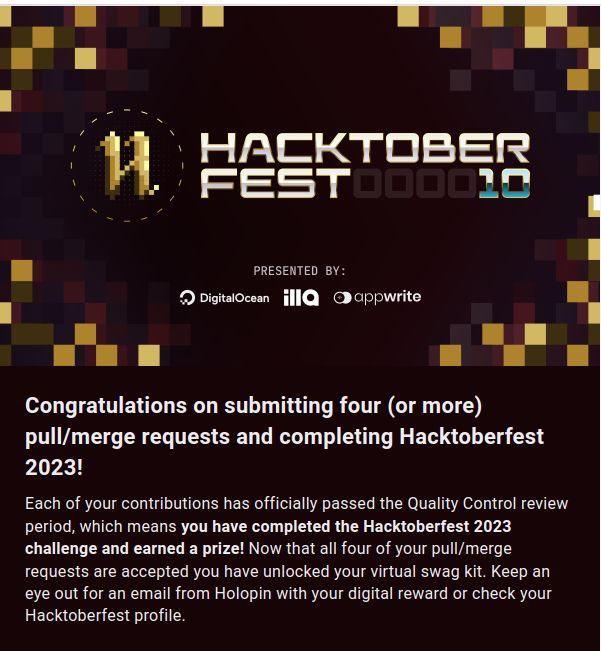 Ahnaf Hasan Shifat on LinkedIn: #hacktoberfest2023 #contribution # ... Ahnaf Hasan Shifat on LinkedIn: #hacktoberfest2023 #contribution # ...