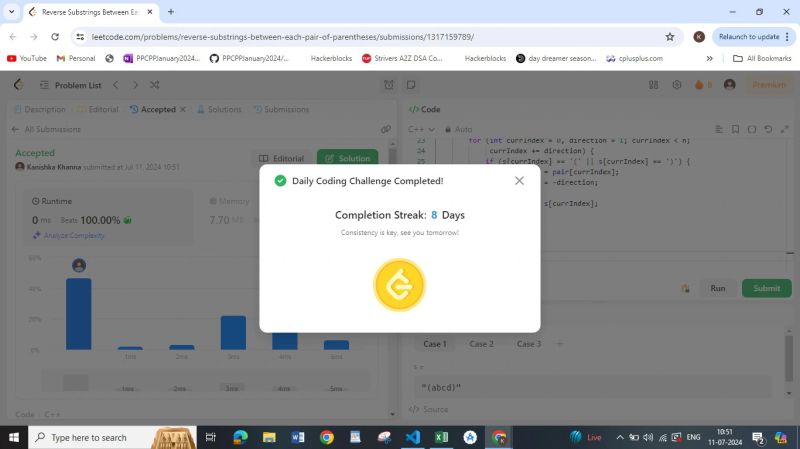 Kanishka Khanna on LinkedIn: #50daysofcode #dsa #leetcode #dailycoding ... Kanishka Khanna on LinkedIn: #50daysofcode #dsa #leetcode #dailycoding ...