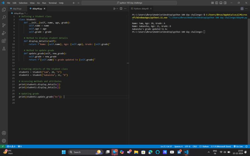 DHRUV SHARMA on LinkedIn: #100dayscodechallenge #python #learning # ... DHRUV SHARMA on LinkedIn: #100dayscodechallenge #python #learning # ...