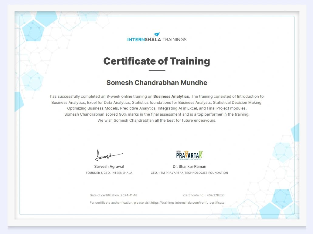 Somesh Mundhe on LinkedIn: #business #analytics #businessanalytics # ... Somesh Mundhe on LinkedIn: #business #analytics #businessanalytics # ...