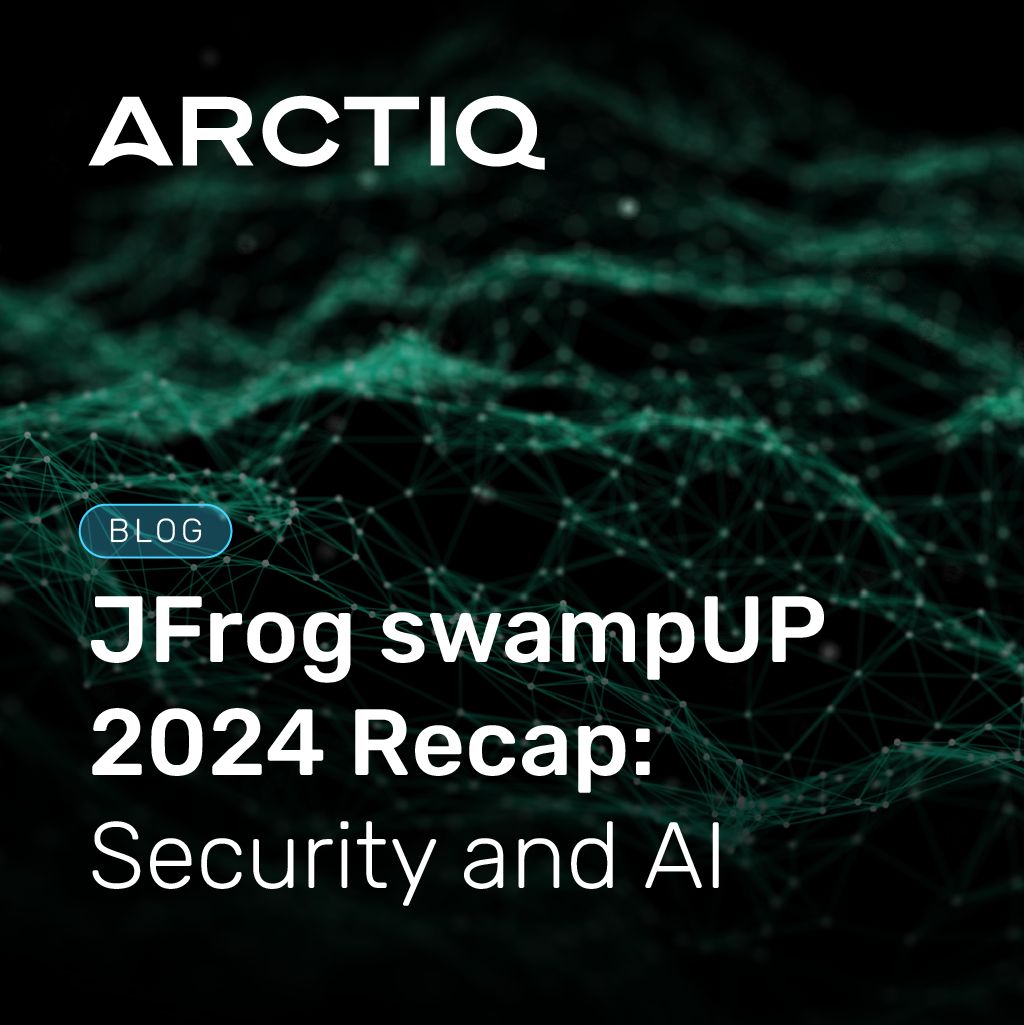 Arctiq on LinkedIn: #jfrog #devops #devsecops #mlops #swampup Arctiq on LinkedIn: #jfrog #devops #devsecops #mlops #swampup