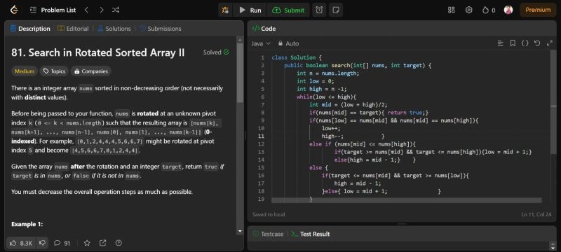 Syed Eliyas on LinkedIn: #leetcode #binarysearch #dsa #coding # ... Syed Eliyas on LinkedIn: #leetcode #binarysearch #dsa #coding # ...