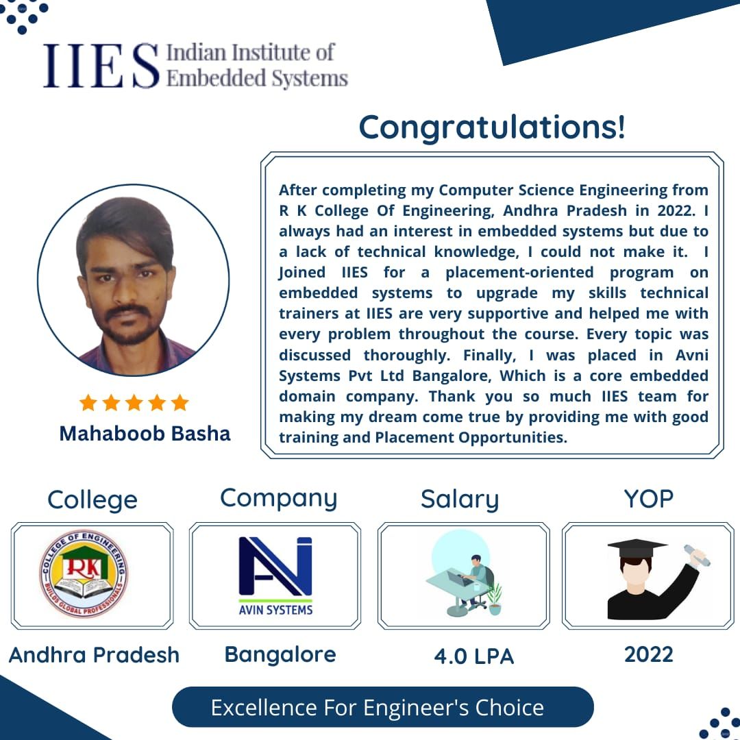 Indian Institute Of Embedded Systems on LinkedIn: #embeddedsystems # ... Indian Institute Of Embedded Systems on LinkedIn: #embeddedsystems # ...