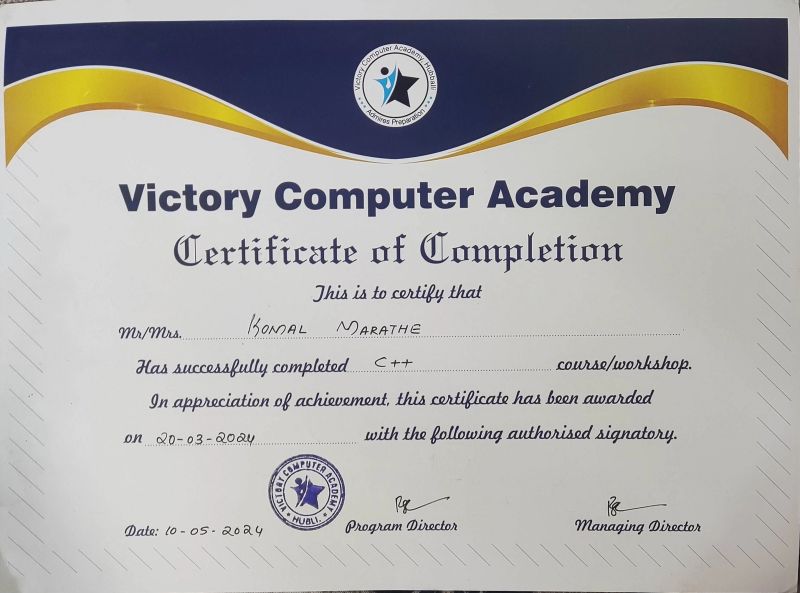 Komal marathe on LinkedIn: #cplusplus #softwaredevelopment #programming ... Komal marathe on LinkedIn: #cplusplus #softwaredevelopment #programming ...