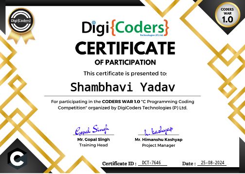 Shambhavi Yadav on LinkedIn: #coders Shambhavi Yadav on LinkedIn: #coders