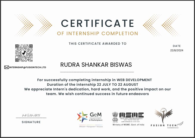 Rudra Shankar Biswas on LinkedIn: #internship #webdevelopment #uiux # ... Rudra Shankar Biswas on LinkedIn: #internship #webdevelopment #uiux # ...