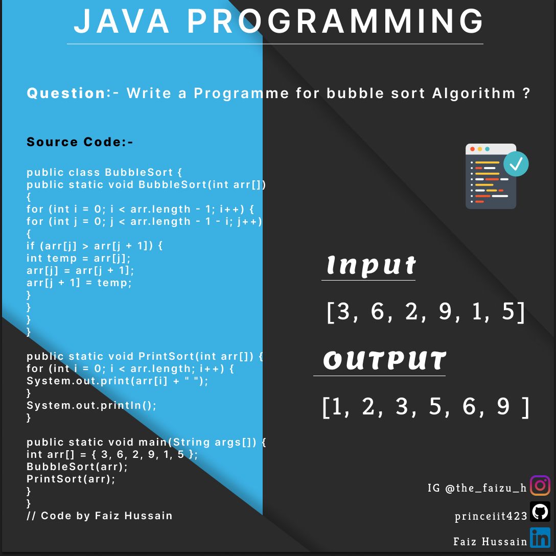 Faiz Hussain on LinkedIn: #linkedinconnection #javaprogramming # ... Faiz Hussain on LinkedIn: #linkedinconnection #javaprogramming # ...