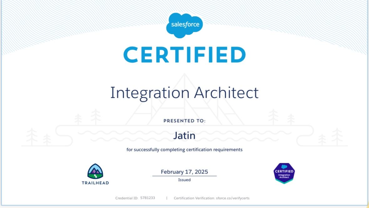 #salesforce #salesforcearchitect | Jatin Puri #salesforce #salesforcearchitect | Jatin Puri