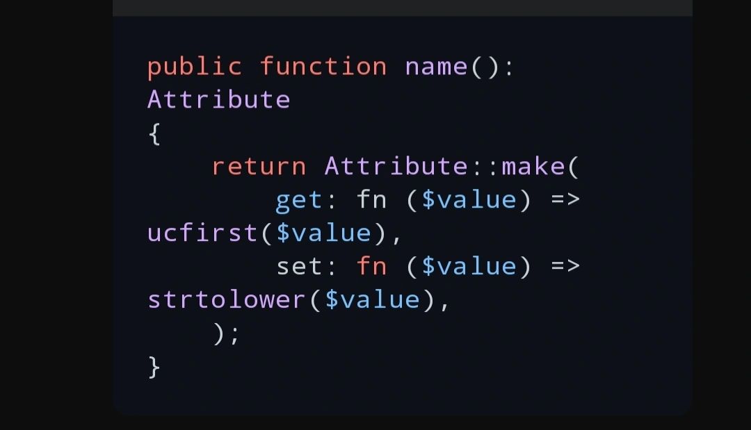 Nirbahy Singh on LinkedIn: #laravel #setter #getter Nirbahy Singh on LinkedIn: #laravel #setter #getter