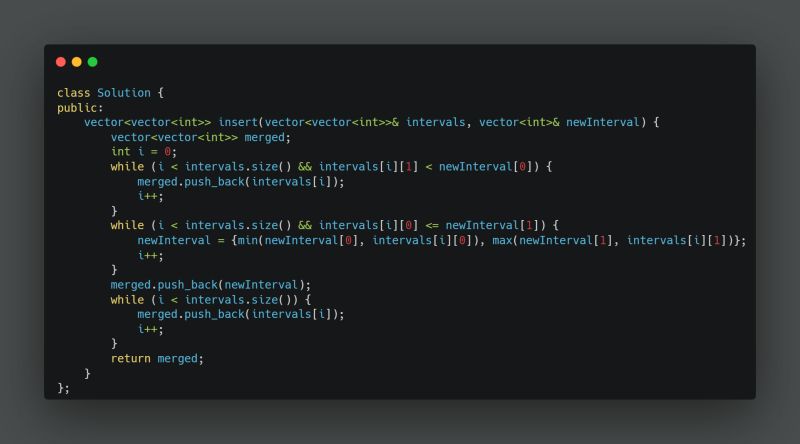 LeetCode problem 57: Insert Interval | Dev Gupta posted on the topic ... LeetCode problem 57: Insert Interval | Dev Gupta posted on the topic ...