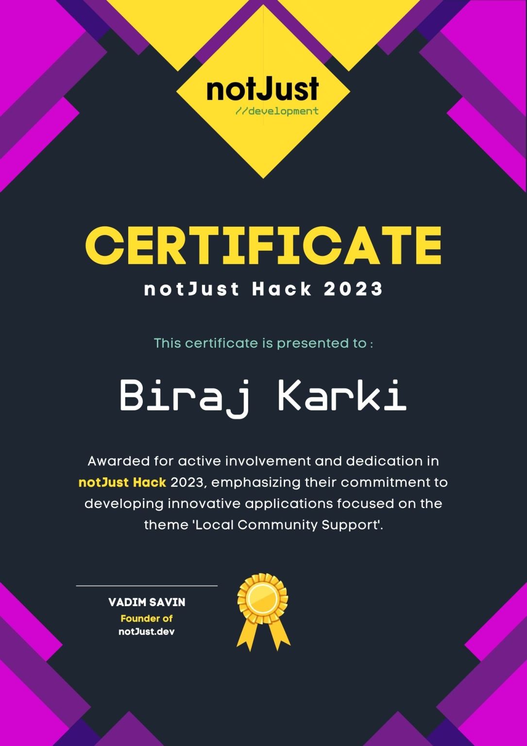 Biraj Karki on LinkedIn: #notjusthack #innovation #gratitude Biraj Karki on LinkedIn: #notjusthack #innovation #gratitude
