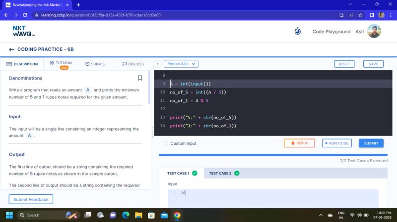 Asif Shaik on LinkedIn: #ccbp #nxtwave #fullstack #python #programming Asif Shaik on LinkedIn: #ccbp #nxtwave #fullstack #python #programming