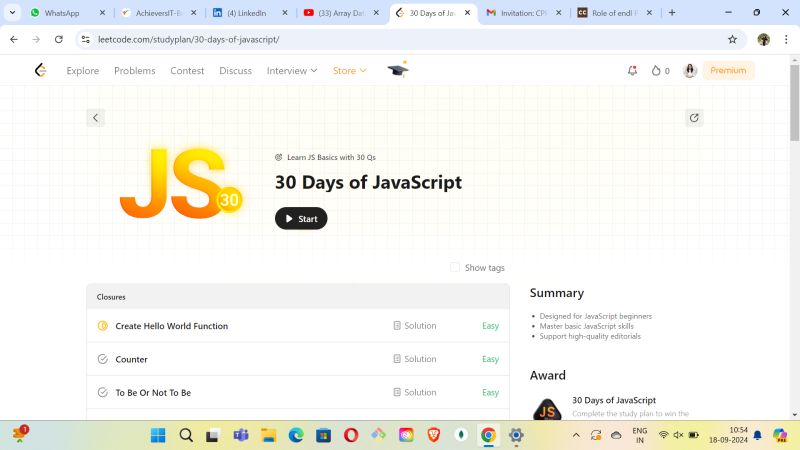 Rekha Rewar on LinkedIn: #day1 #30daysofjavascriptchallenge #javascript ... Rekha Rewar on LinkedIn: #day1 #30daysofjavascriptchallenge #javascript ...