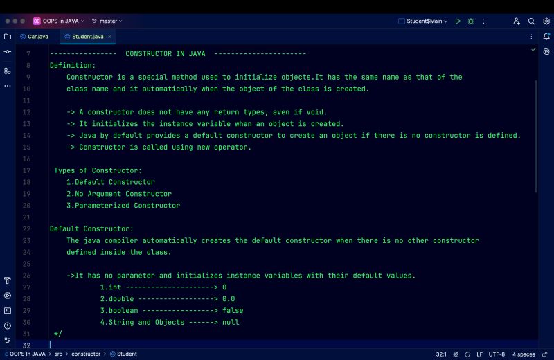 OOP in Java (Part-2): Understanding Constructors & Their Types ... OOP in Java (Part-2): Understanding Constructors & Their Types ...