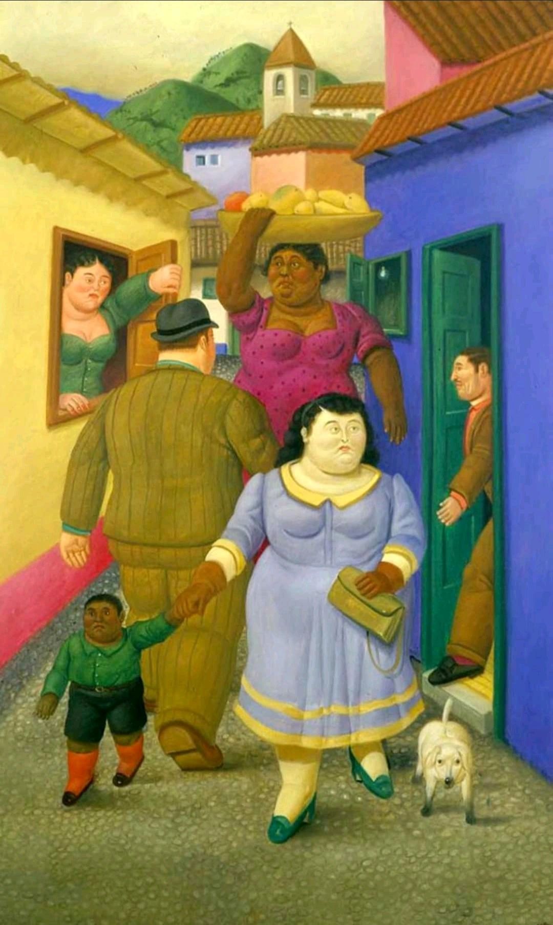 Street, 2000 Fernando Botero. (1932-2023) oil on canvas Colombiano ... Street, 2000 Fernando Botero. (1932-2023) oil on canvas Colombiano ...
