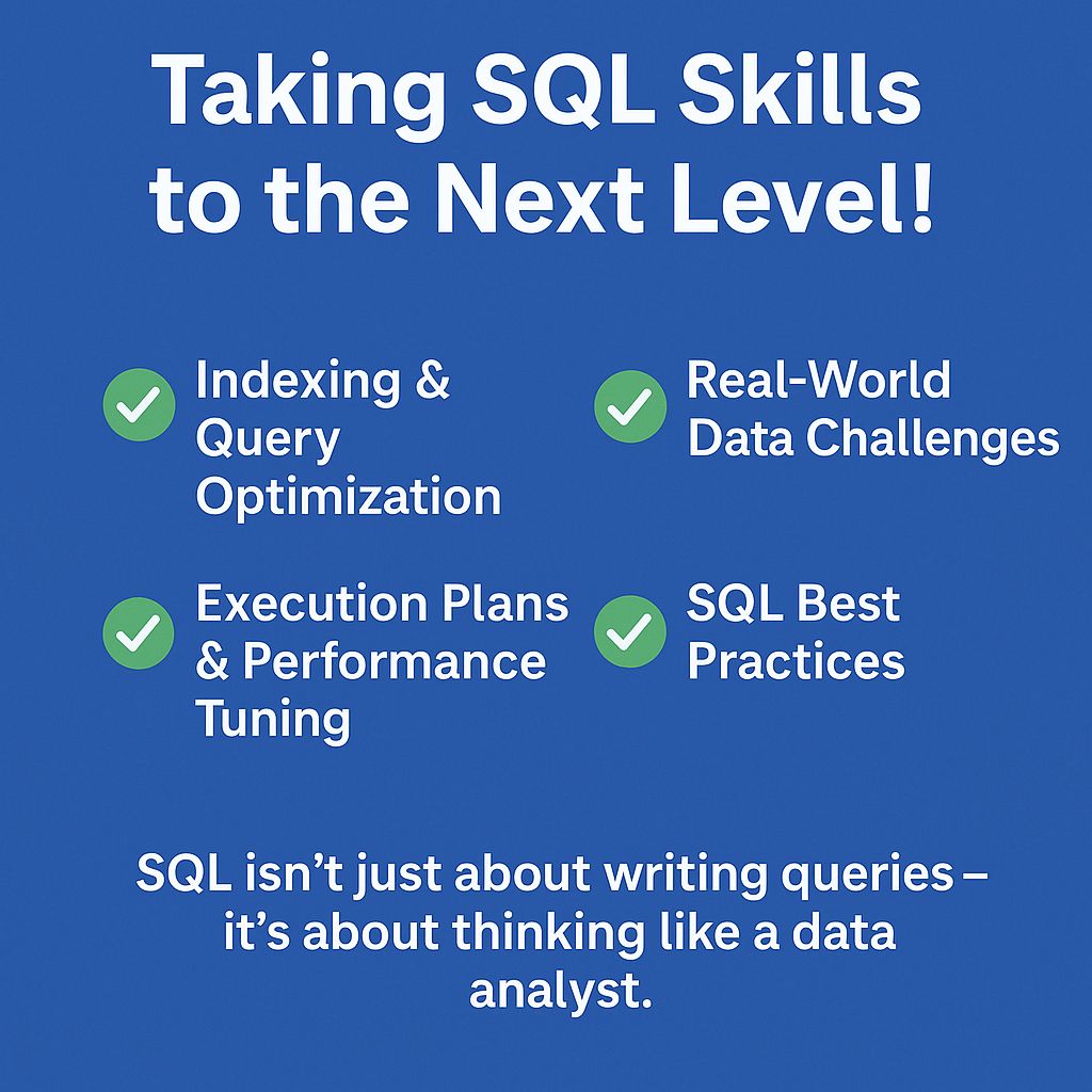 π Leveling Up in SQL: From Queries to Insights! My journey with SQL ... π Leveling Up in SQL: From Queries to Insights! My journey with SQL ...