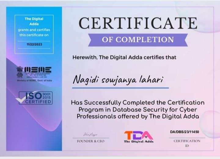 sowjanya nagidi on LinkedIn: Hello connections! I have received my ... sowjanya nagidi on LinkedIn: Hello connections! I have received my ...