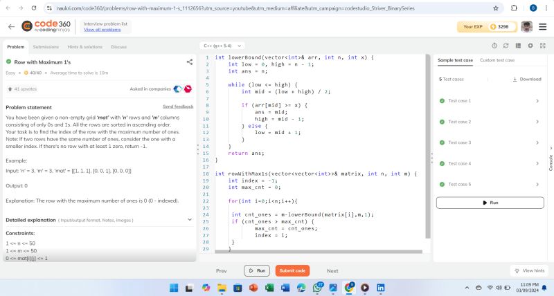 Barath M on LinkedIn: #leetcode #100dayschallenge #dsa #cpp # ... Barath M on LinkedIn: #leetcode #100dayschallenge #dsa #cpp # ...
