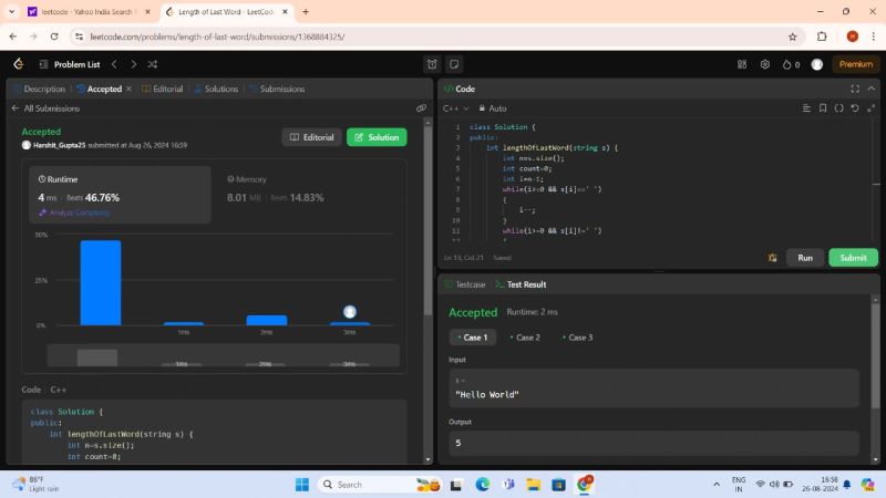 Harshit Gupta on LinkedIn: #100daysofcoding #dsainc Harshit Gupta on LinkedIn: #100daysofcoding #dsainc