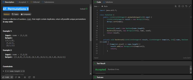 Himanshu Negi on LinkedIn: #backtracking #permutations #leetcode ... Himanshu Negi on LinkedIn: #backtracking #permutations #leetcode ...