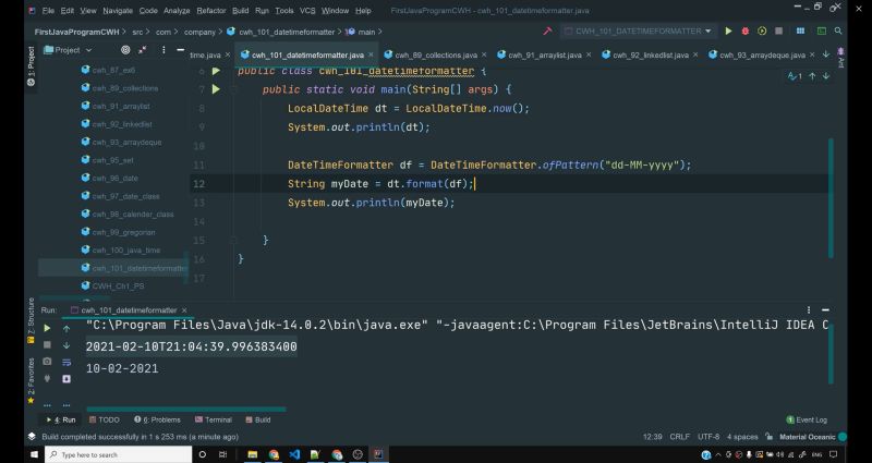 Shyam Jee on LinkedIn: #java #datetimeformatter #learning # ... Shyam Jee on LinkedIn: #java #datetimeformatter #learning # ...