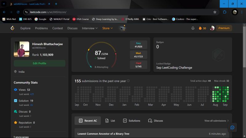 Himesh Bhattacharjee on LinkedIn: #leetcode #codingjourney #consistency ... Himesh Bhattacharjee on LinkedIn: #leetcode #codingjourney #consistency ...