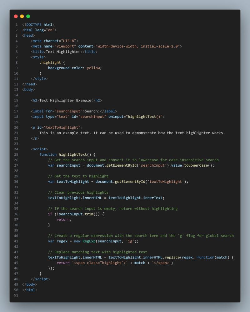 How to use highlightText() in JavaScript | shamim hasnain posted on the ... How to use highlightText() in JavaScript | shamim hasnain posted on the ...