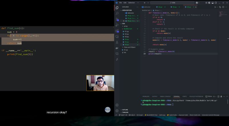 #recursion #memoization #dynamicprogramming #fibonacci… | Prabesh Khatiwada #recursion #memoization #dynamicprogramming #fibonacci… | Prabesh Khatiwada